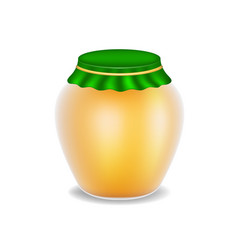 Sweet honey in glass bottle Royalty Free Vector Image