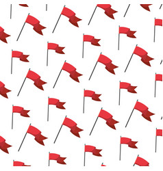 Triangle flags on the strings Royalty Free Vector Image