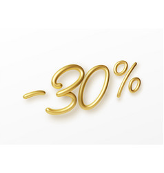 Realistic 3d lettering numbers isolated on white Vector Image