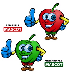Happy apple man Royalty Free Vector Image - VectorStock