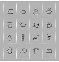 Auto icons set Royalty Free Vector Image - VectorStock
