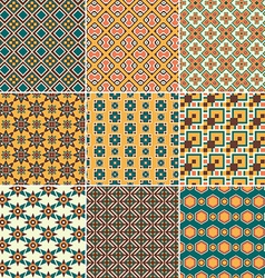 Pattern Set Royalty Free Vector Image - VectorStock