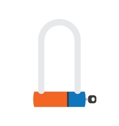 Bicycle lock Royalty Free Vector Image - VectorStock