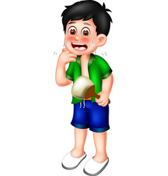 Poor boy cartoon Royalty Free Vector Image - VectorStock