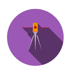 Surveyor symbol with a device Royalty Free Vector Image