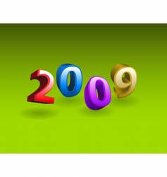 2009 year Royalty Free Vector Image - VectorStock