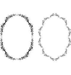 Oval Flourish Vector Images (over 640)
