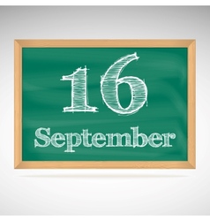 World ozone day 16 september template Royalty Free Vector