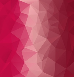 Red pink gradient abstract polygon triangular Vector Image
