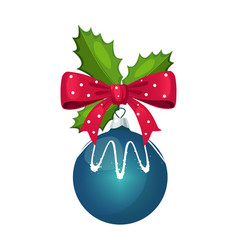 Christmas tree decorations bright Royalty Free Vector Image