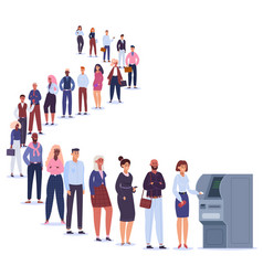 People characters using vending machines Vector Image