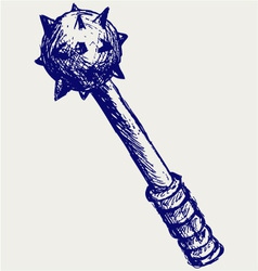 Mace Royalty Free Vector Image - VectorStock