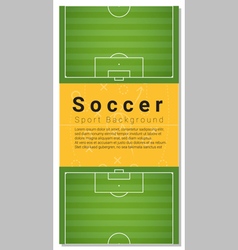Football tactic board magnetic board Royalty Free Vector