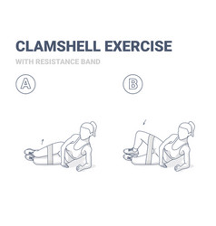 Clamshell Exercise Vector Images (13)