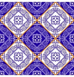 Seamless pattern from tiles Royalty Free Vector Image