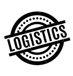 Logistics rubber stamp Royalty Free Vector Image