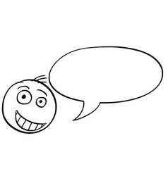 Faces Speaking and bubbles for text Royalty Free Vector