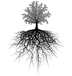 Textured tree Royalty Free Vector Image - VectorStock