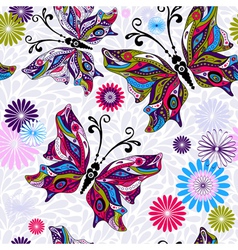 Seamless floral pattern Royalty Free Vector Image