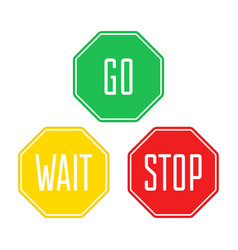 Pedestrian traffic lights Royalty Free Vector Image