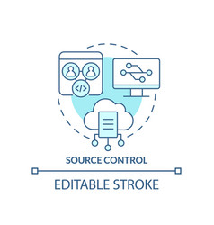 Machine learning algorithms concept icon Vector Image