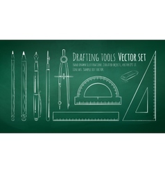 Drafting tools Royalty Free Vector Image - VectorStock