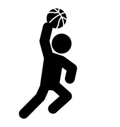Basketball pass icon Royalty Free Vector Image