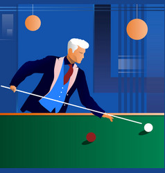 Snooker players Royalty Free Vector Image - VectorStock