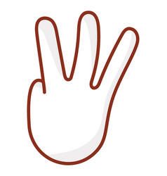 Counting sign Royalty Free Vector Image - VectorStock