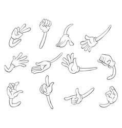 Finger wrapped with cloth Royalty Free Vector Image