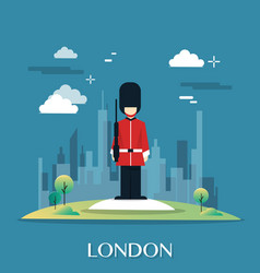 Queens guard Royalty Free Vector Image - VectorStock