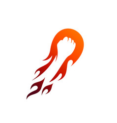 Fire spirit logo Royalty Free Vector Image - VectorStock