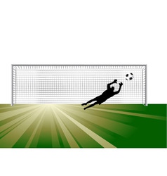 Goalkeeper Royalty Free Vector Image - VectorStock