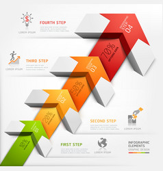 3d cone business infographics diagram Royalty Free Vector