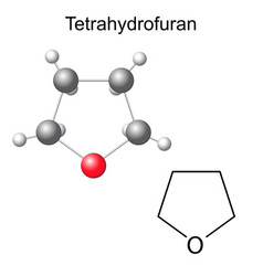 Chemical formula and model benzene Royalty Free Vector Image