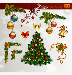 Christmas collection Royalty Free Vector Image