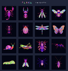 Abstract insects Royalty Free Vector Image - VectorStock