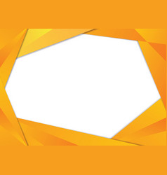 Green and yellow triangle frame border Royalty Free Vector