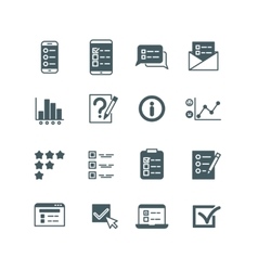 Checklist and to do list icons set Royalty Free Vector Image