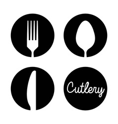 Cutlery menu design Royalty Free Vector Image - VectorStock