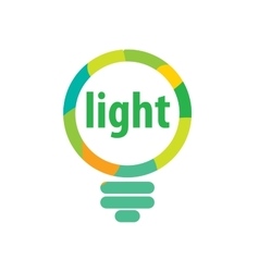 Logo light Royalty Free Vector Image - VectorStock