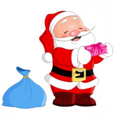 Sneaky santa Royalty Free Vector Image - VectorStock