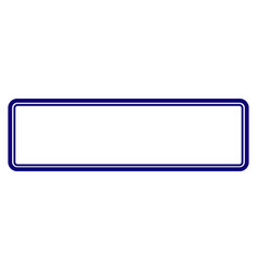 Rounded rectangle frame template Royalty Free Vector Image