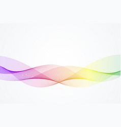 Abstract color wave design element Royalty Free Vector Image