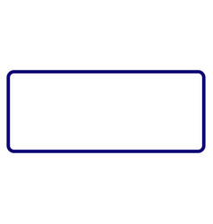 Rounded rectangle frame template Royalty Free Vector Image