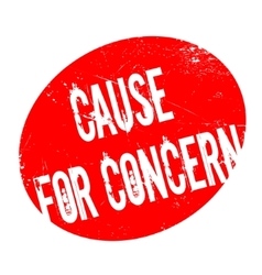 Cause For Concern rubber stamp Royalty Free Vector Image