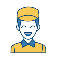Male avatar profile picture employee work Vector Image