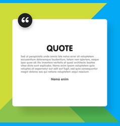 Rectangle motivation quote template background Vector Image