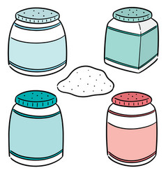 Set body powder Royalty Free Vector Image - VectorStock