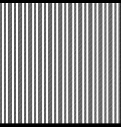 Black white striped fabric texture seamless Vector Image